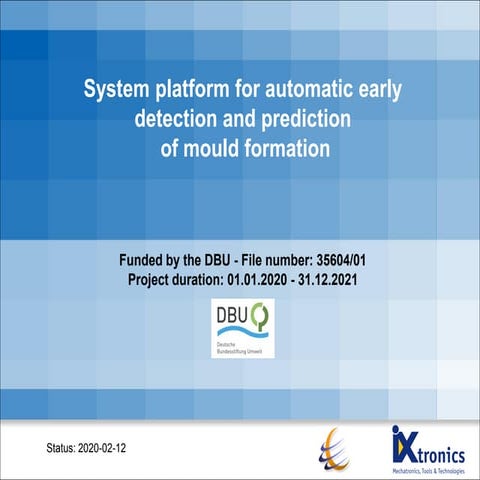Presentation System Platform For Mould Detection V3 0 2020 02 10 English Pdf
