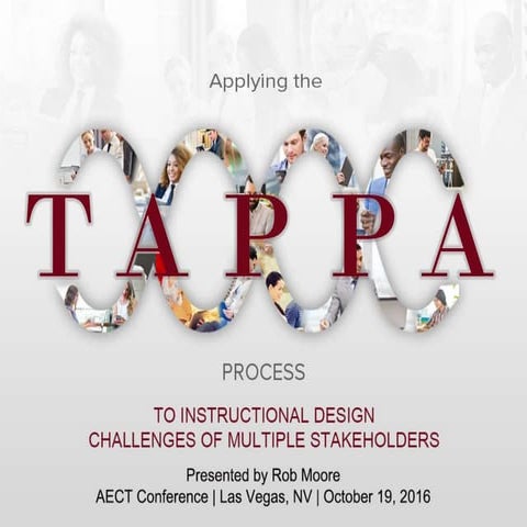 Herding the Cats: Applying the TAPPA Process to Instructional Design ...