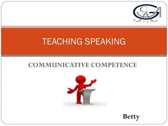 Teachingspeaking 121117160151-phpapp02 | PPTX