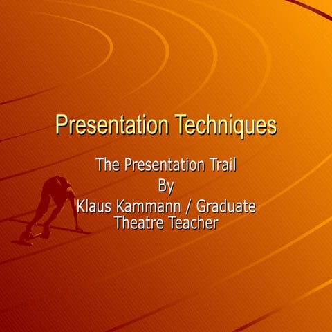 Presentation Techniques | PPT