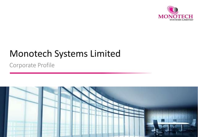 Monotech system ltd.