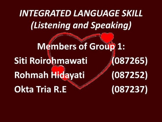 Teaching speaking for young learners | PPT