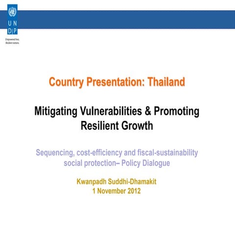 Thailand Country Presentation (1) | PPT