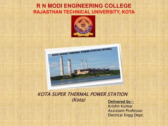 Durgapur Steel Thermal Power Station (DSTPS), DVC, Andal | PPTX