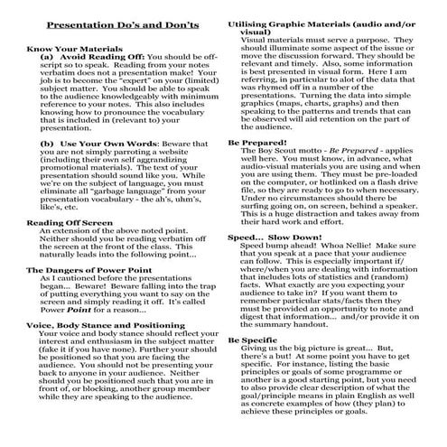 Presentation Tips Pdf