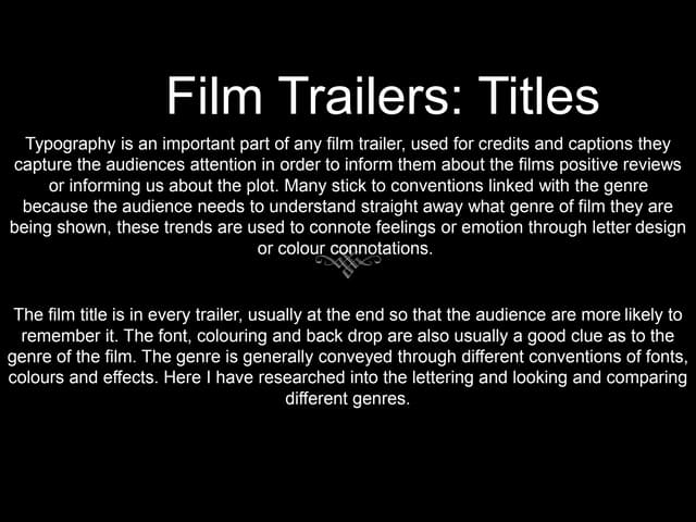 Superbad opening sequence | PPTX