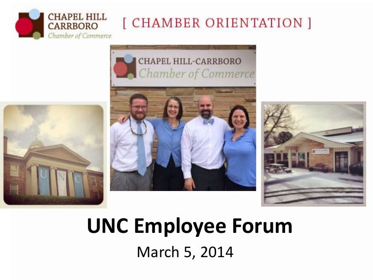 Presentation to UNC Employee Forum