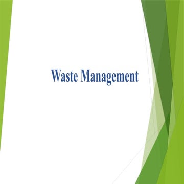 "Sustainable Waste Management: Strategies, Challenges, and Innovations ...