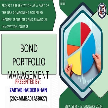 Presentation Topic - Bond Portfolio Management .pptx