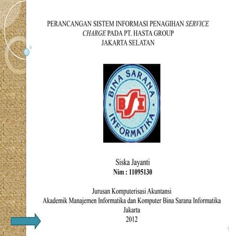 Presentation tugas akhir | PPTX