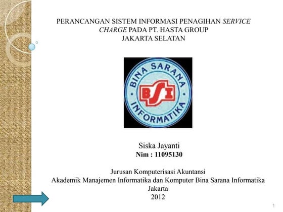 Presentasi Laporan Kuliah Kerja Praktek (KKP) | PPTX