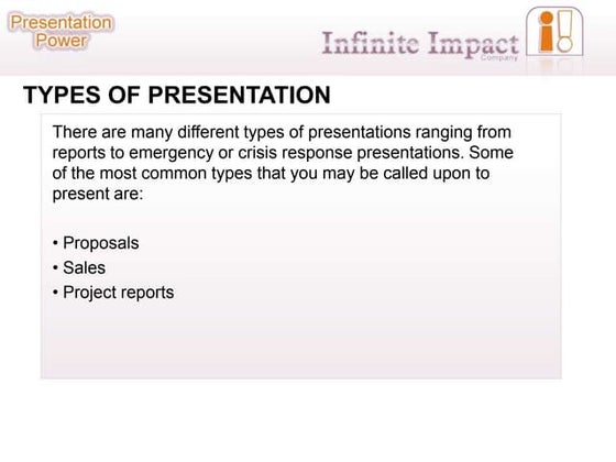 What is a presentation | PPT