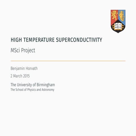 MSci Presentation | PDF
