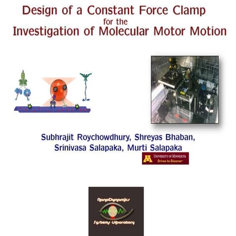 Optical Force Clamp | PPT
