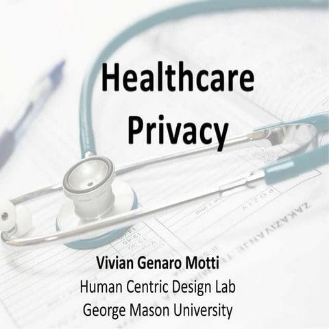 Healthcare Privacy | PPTX