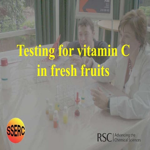 Vitamin c titration experiment | PDF