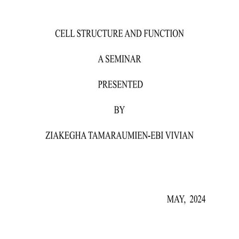 Presentation Vivian [autosaved] Pptx Cells Ppt