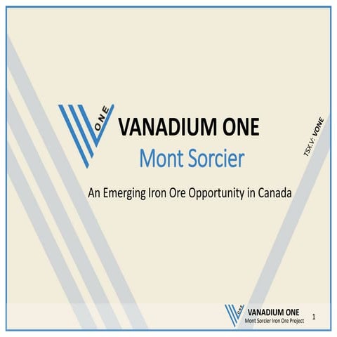 Vanadium One Presentation | PDF