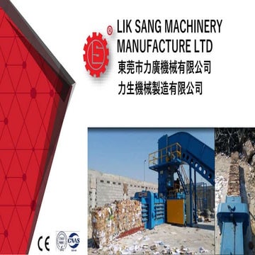 LIK SANG Presentation (waste paper baler) worldwide | PPTX
