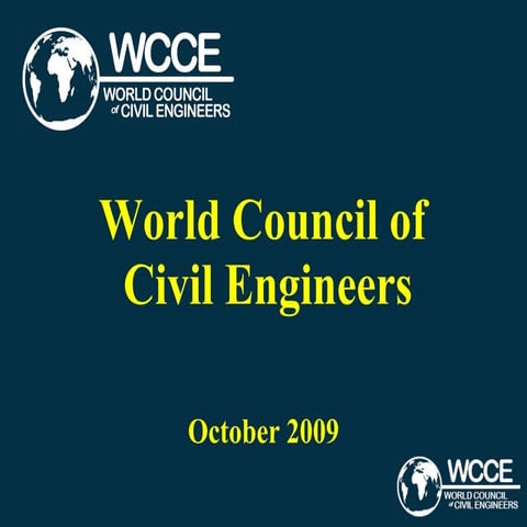 World Council of Civil Engineers | PPT
