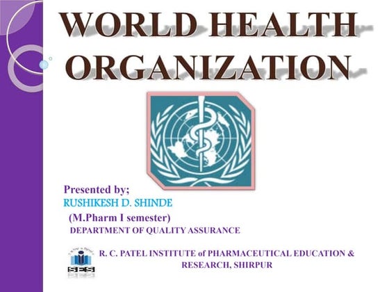 WHO ppt. | PPTX | Infectious Diseases | Diseases and Conditions