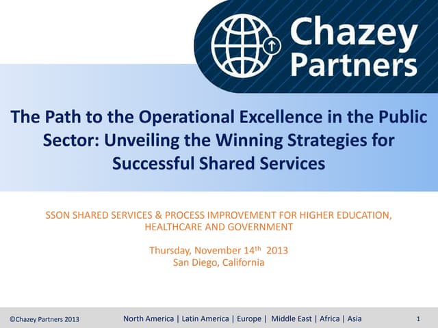 Shared Services Overview | PPTX