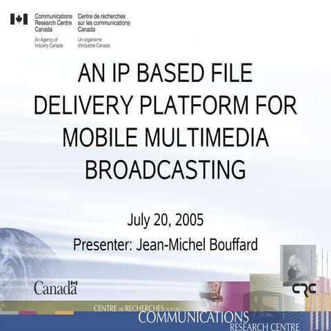 An IP Based File Delivery Platform for Mobile Multimedia Broadcasting | PDF