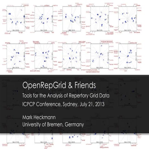 OpenRepGrid and Friends | PPT