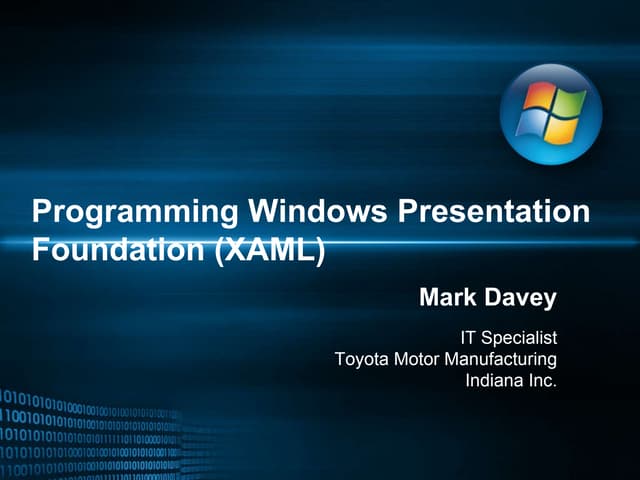 Presentation Wpf Ppt 3 D Graphics Computer Software And Applications