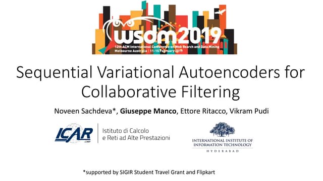 Sequential Variational Autoencoders For Collaborative Filtering Ppt 0125