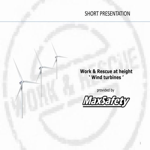 Presentation Wtg Work & Rescue | PDF