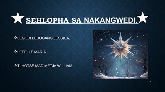 Tswalo ya tsatsi AFT 220_PEGO_NONWANE YA PHETELETSANNETE .pptx