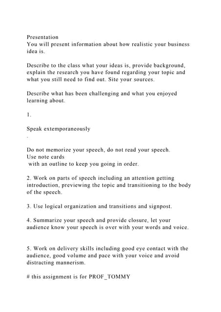 Present a draft of your final paper based on your chosen topic.(.docx