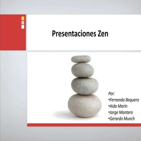 Presentation zen | PPTX