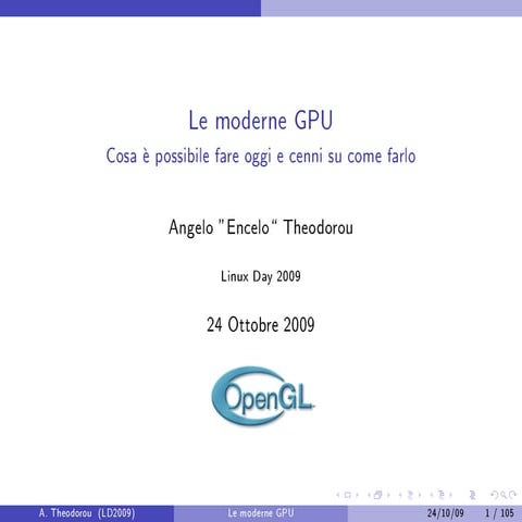 Le moderne GPU - LD2009 | PDF