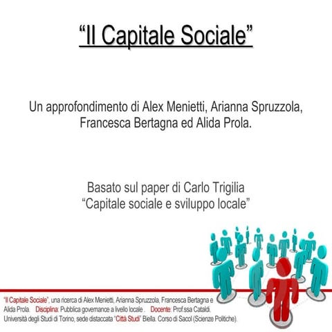 Capitale Sociale | PPT