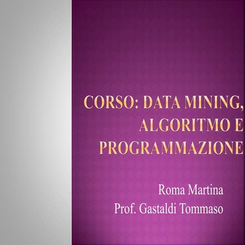 Presentazione | PPT