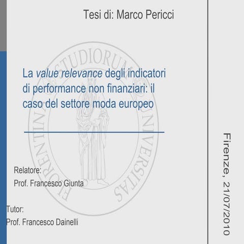 Value relevance NFKPI | PPT