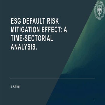 ESG and risk mitigation effect. How sustainable scores impact on firms ...