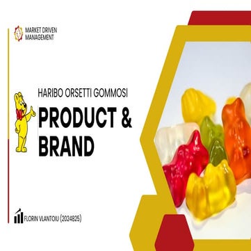 Product and brand analysis haribo orsetti gommosi | PPT
