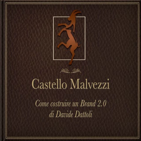 Castello Malvezzi: Come costruire un Brand 2.0 di Davide Dattoli | PPT