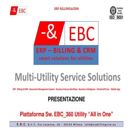 Billing Fatturazione Incassi - EBC360 utility -all in one- energy.gas ...