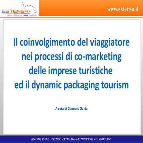 Tourist Experience Design | PPT