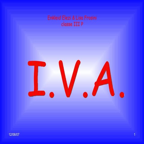 presentazione IVA | PPT