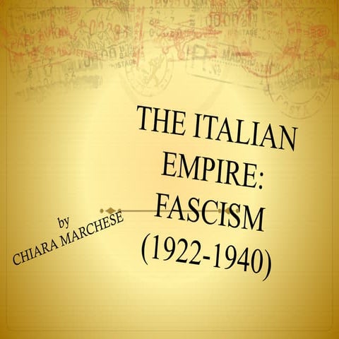 Fascism | PPTX | Politics