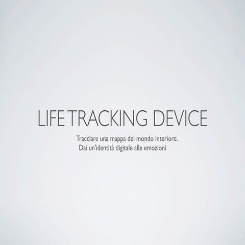 Life tracking device | PDF | Smartphones | Consumer Electronics
