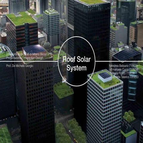 Roof Solar System - Sistema di copertura sollevabile per tetti. | PDF
