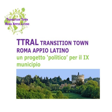 Transition Town Roma Appio Latino | PPT
