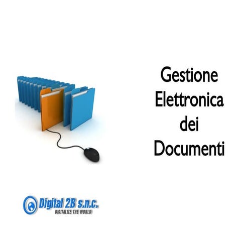 Gestione Elettronica dei Documenti · Digital 2B s.n.c. | PPT