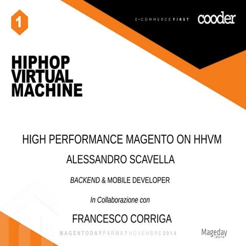 High performance in Magento: HHVM | PPT